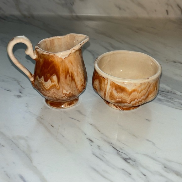 Alaska Clay | Dining | Vintage Alaska Clay Little Sugar And Creamer ...